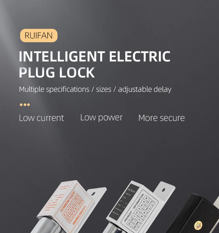 2 Wires Electric Bolt Lock Electric Gate Drop Bolt Lock With Low ...