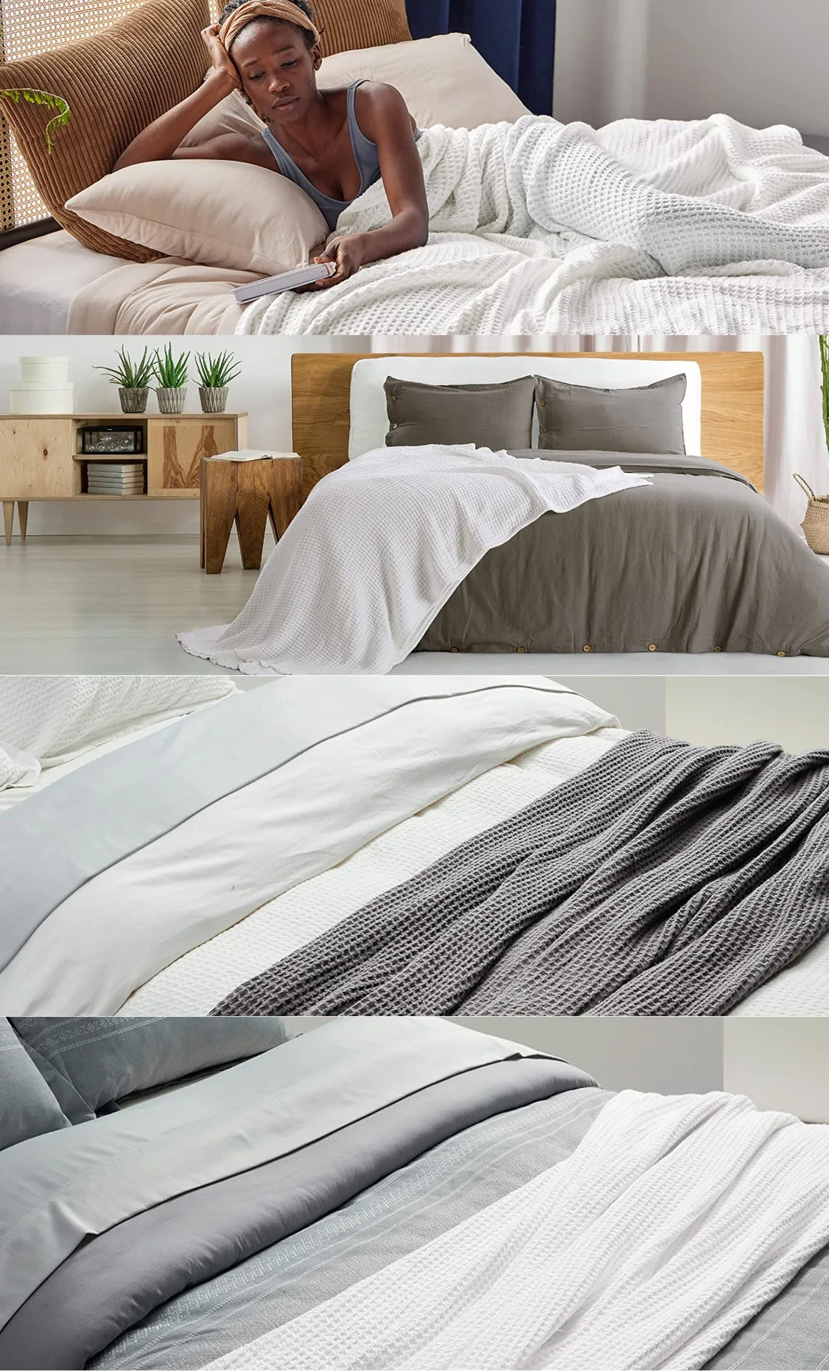 Super Soft Home Decor Summer Cooling Reusable Breathe Organic 100% ...