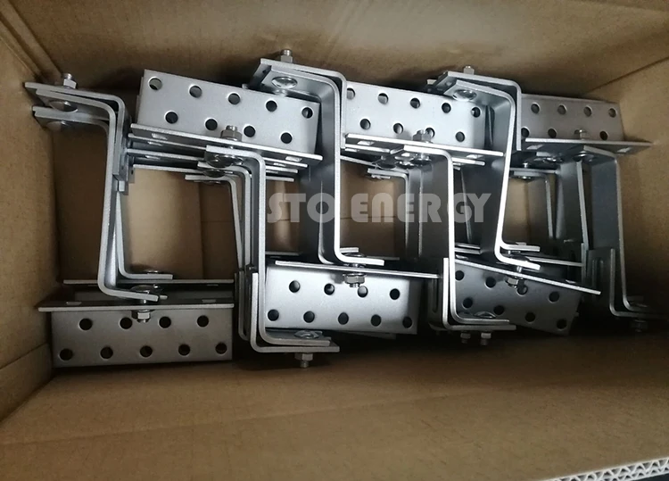 Adjustable Solar Brackets Tile Roof Racking System Roof Solar Mounting ...
