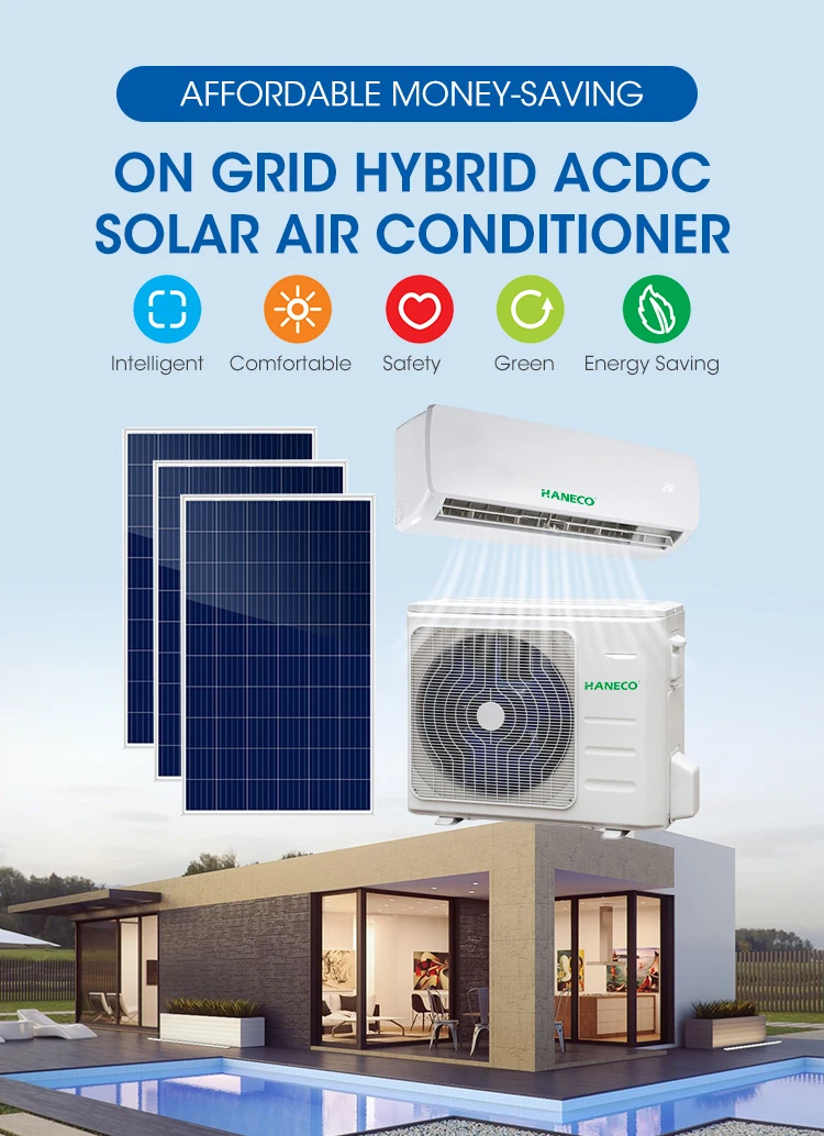 Dc Powered Solar Air Conditioner Solar Panel Air Conditioner Split Unit ...