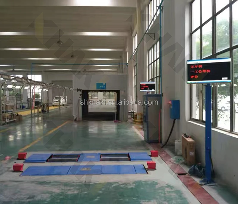 Vehicle Inspection Station Test Line Car Brake / Speedometer Speed ...