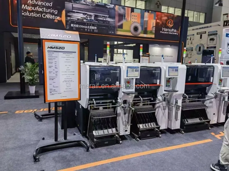 Hanwha XM520 SMT Machines - Efficient LED Pick and Place
