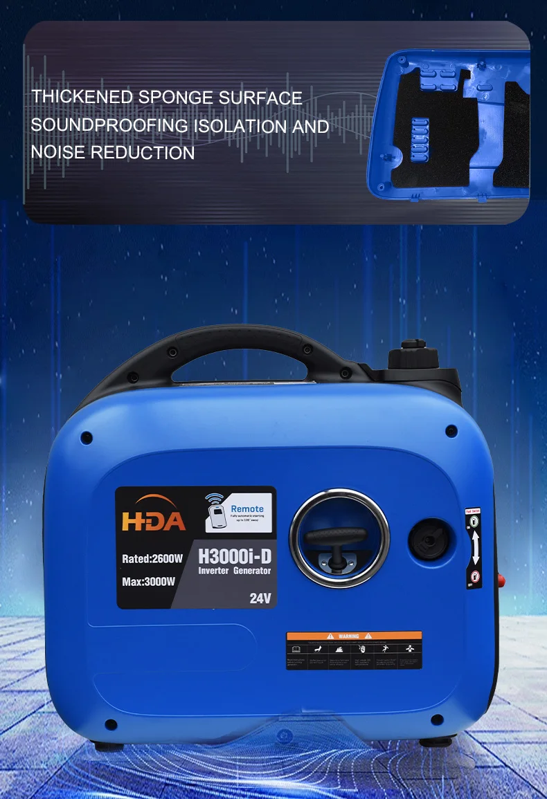 Dc 3kw 24v Battery Inverter Generator For Ev Range Extender & Oem