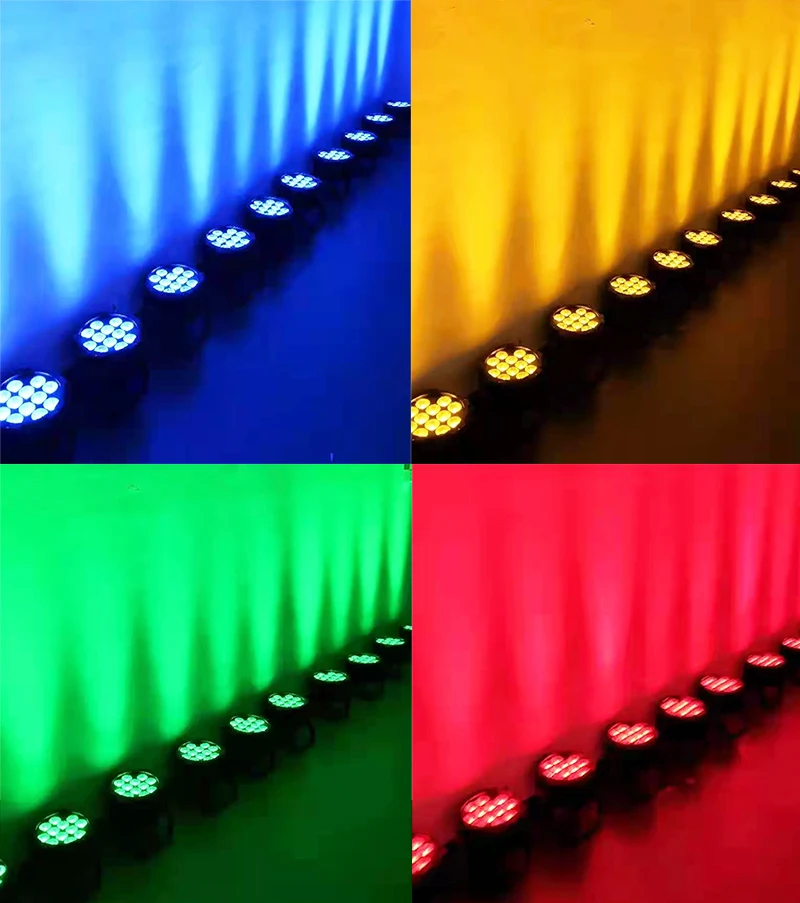 Marslite IP65 12x18w RGBAW UV Led Par Battery Wireless Wifi