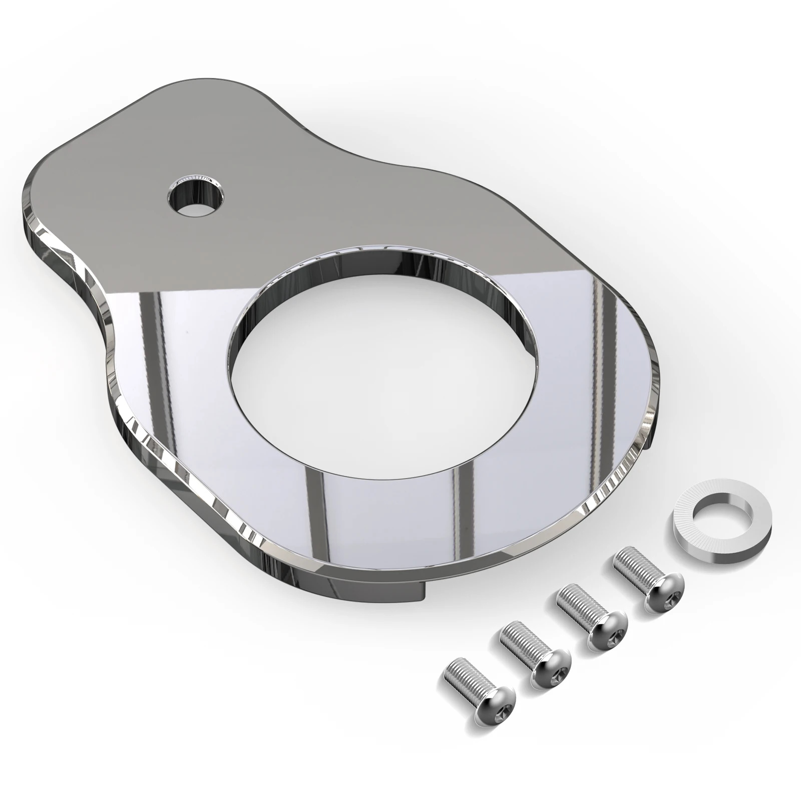 Nicecnc Chromed Ignition Switch Relocation Bracket for Harley Street ...