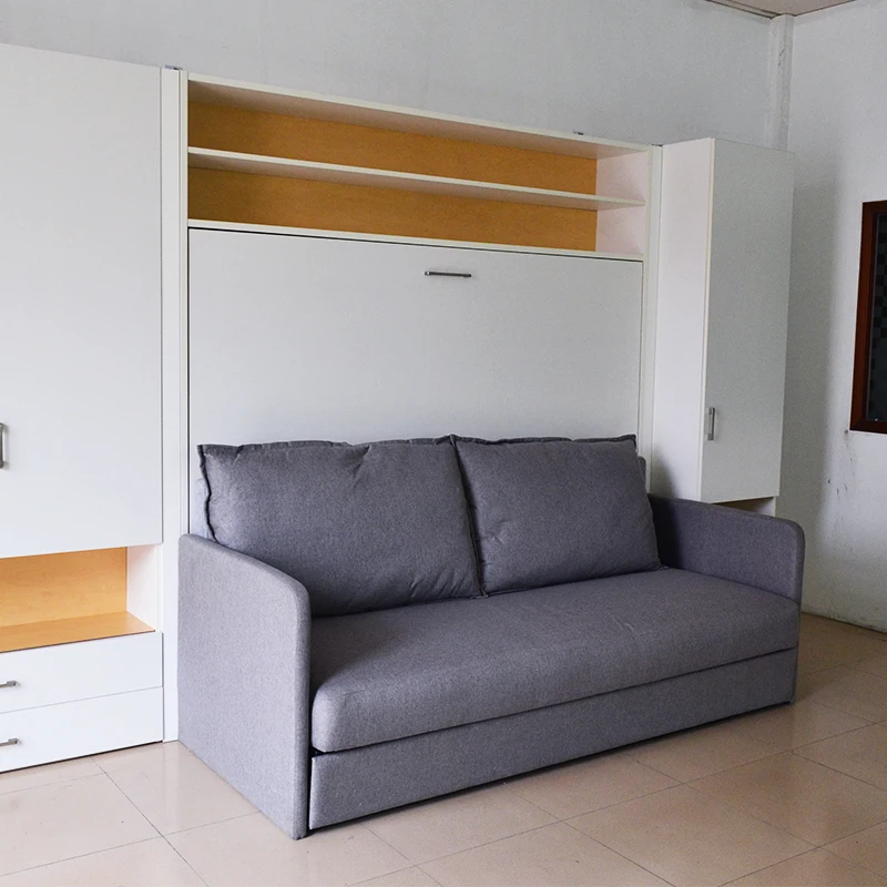 Hot Sale Automatic Sofa Murphy Bed with Cabinet - Save Space