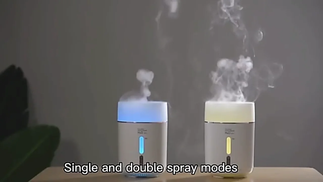 480ml Ultrasonic Jellyfish Aroma Diffuser Cool Mist Maker Aromatherapy ...