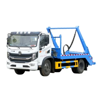 3800 Wheelbase Swing Arm Garbage Truck Domestic Garbage Transfer Truck ...