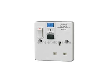 13a Single Rcd Switched Socket 30ma &10ma Rcd0130spd - Buy Uk Switched ...