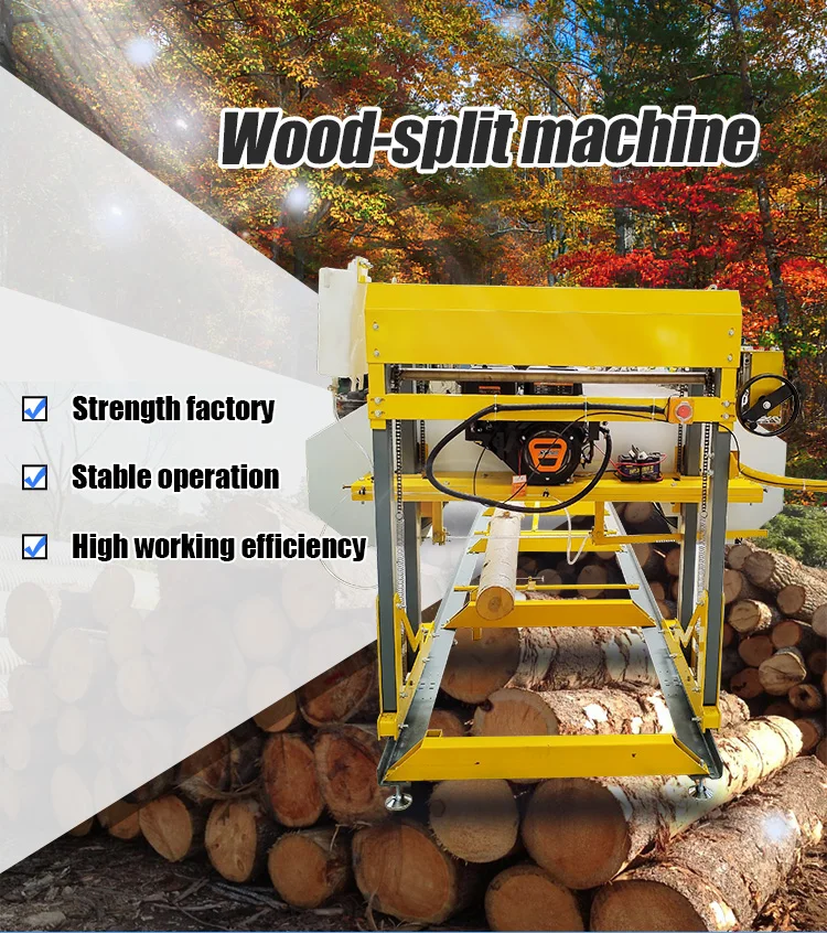 Fire Wood Processor Diesel Vertical Wood Log Splitter 10t Firewood ...