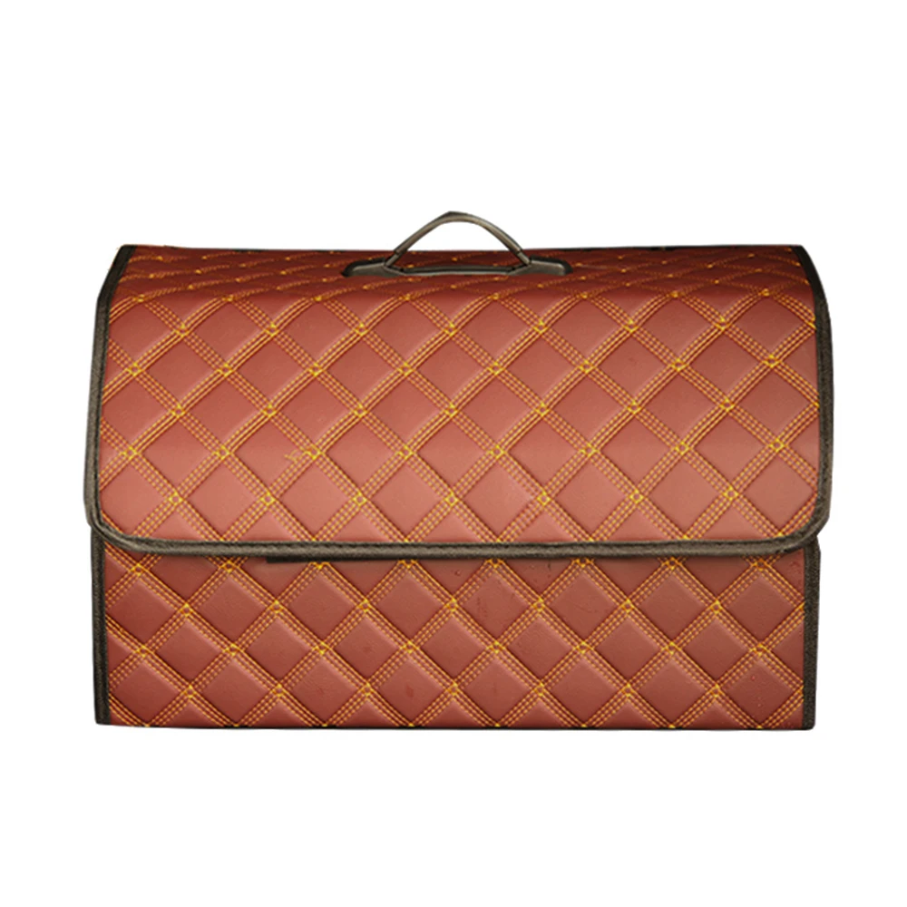 Car Storage Organizer - Customizable Detachable Leather Box