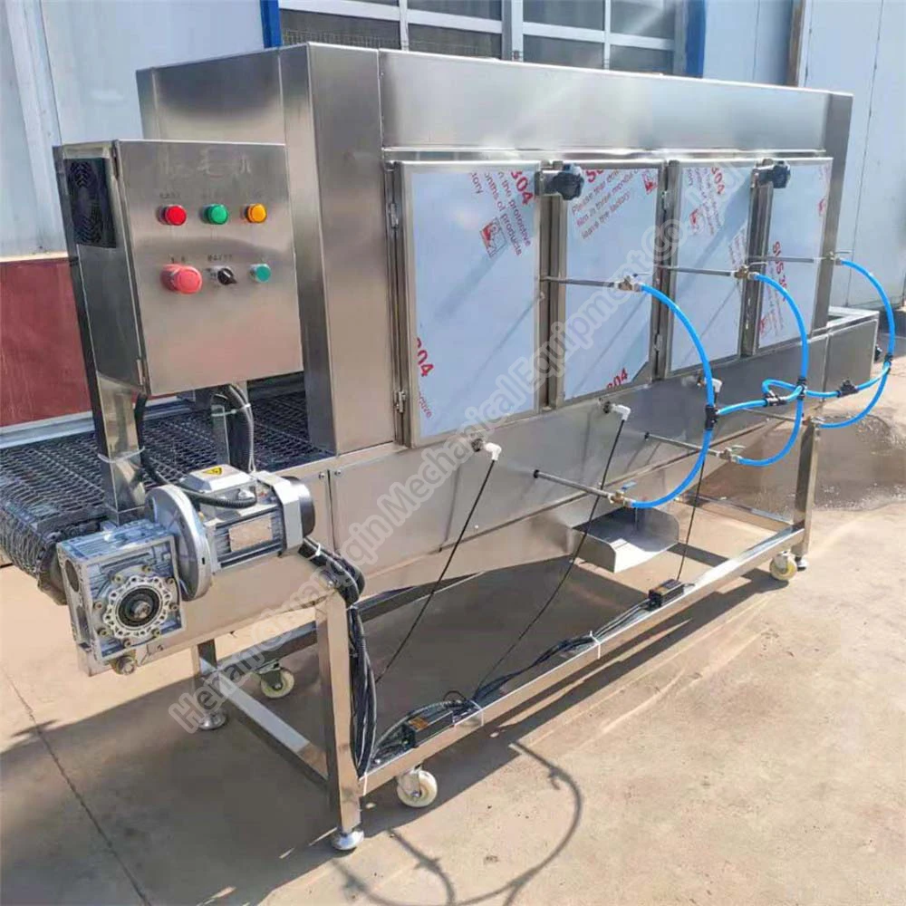 Pig Feet De-haring Machine Poultry Pig Trotter Meat Singeing Machine ...