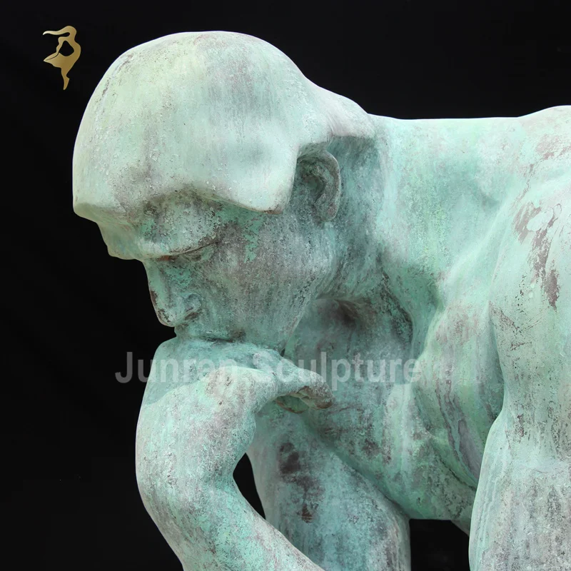 Modern Garden Outdoor Decor - Bronze Statue of Half Female Face