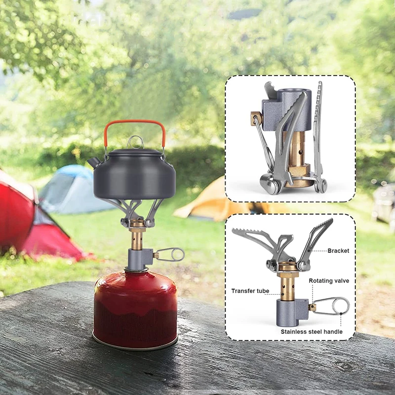 Outdoor Camping Cookware Mess Kit Hiking Backpacking Picnic Cooking ...