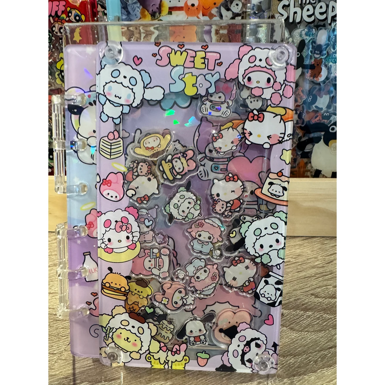 Acrylic Shaker Notebook-Sanrio Available in A7/A4/A5/A6/C9/A8/19 Sizes ...