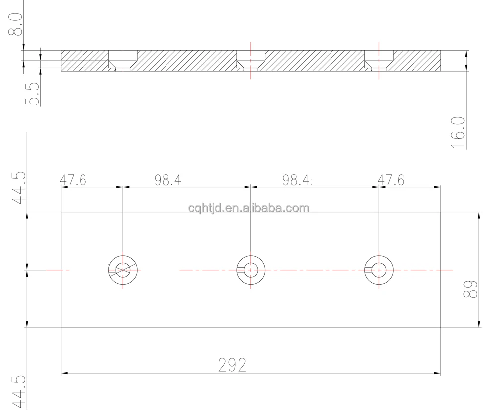 Aar Railway Freight Car Wear Liner Side Bearing Wear Plate For Truck ...