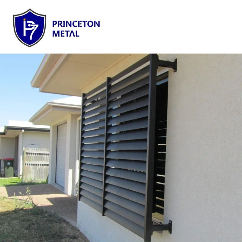 Modern Aluminum Shutters with Louvers for Windows & Doors