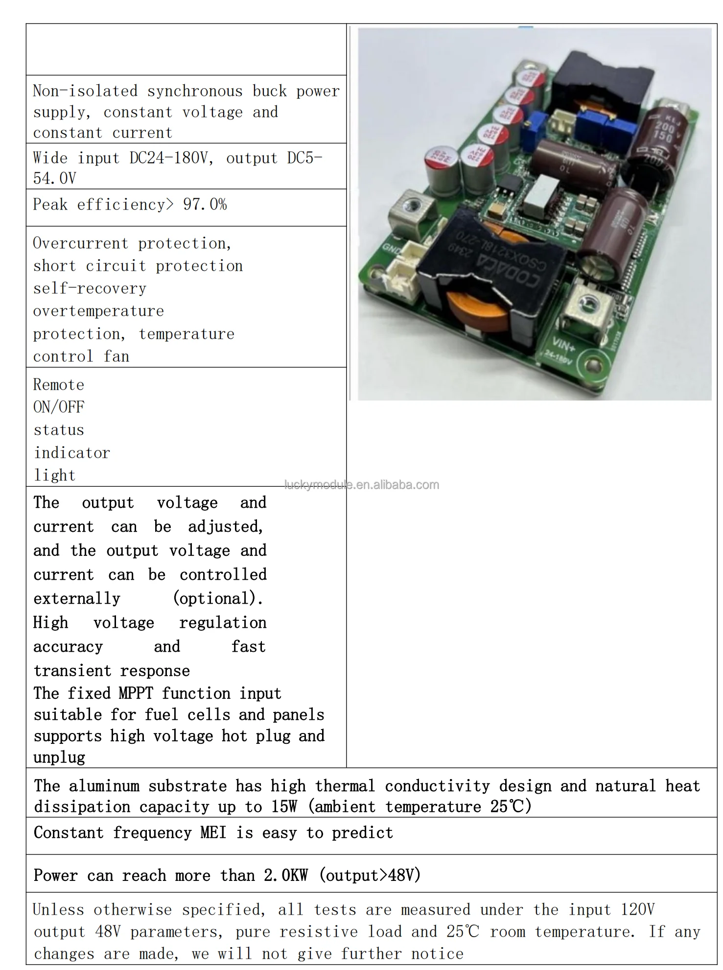 DC Power Input 130V Model Aircraft Power Supply DC Step-down Power ...