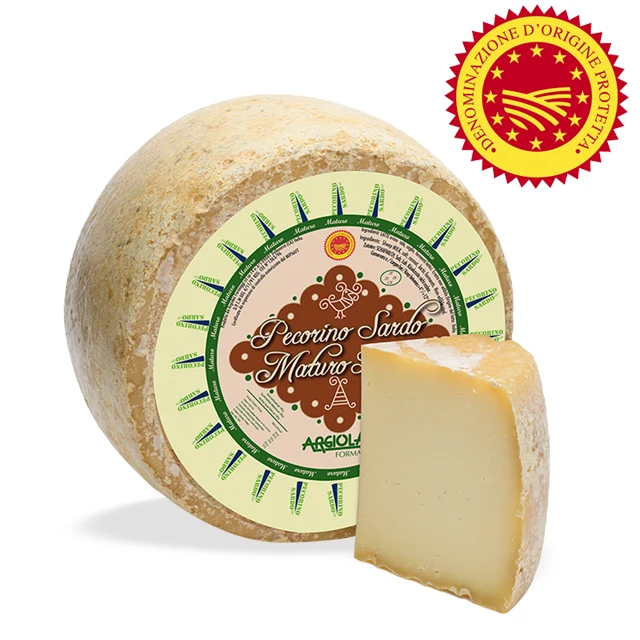 Italian Hard Cheese 1/2 Made In Italy Pecorino Sardo Maturo Dop ...