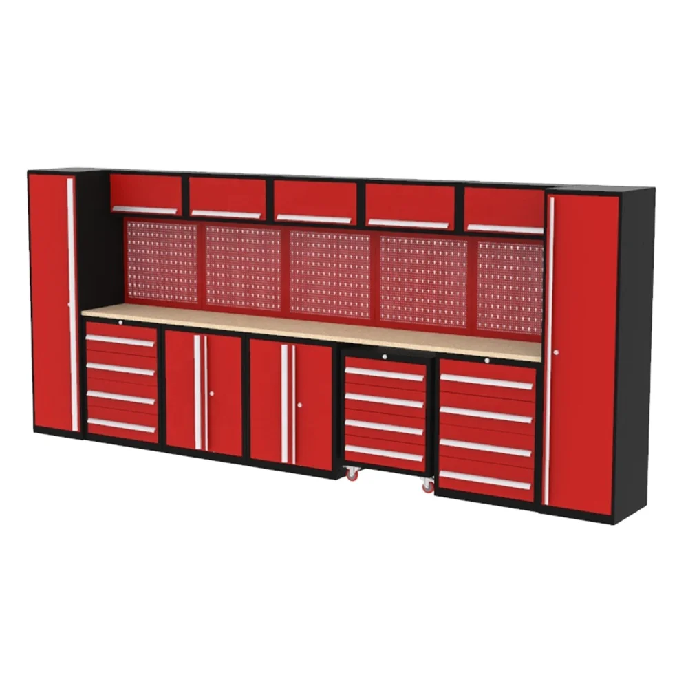 Garage Workstation Modular Workbench Tool Cabinet Workshop Cabinet ...