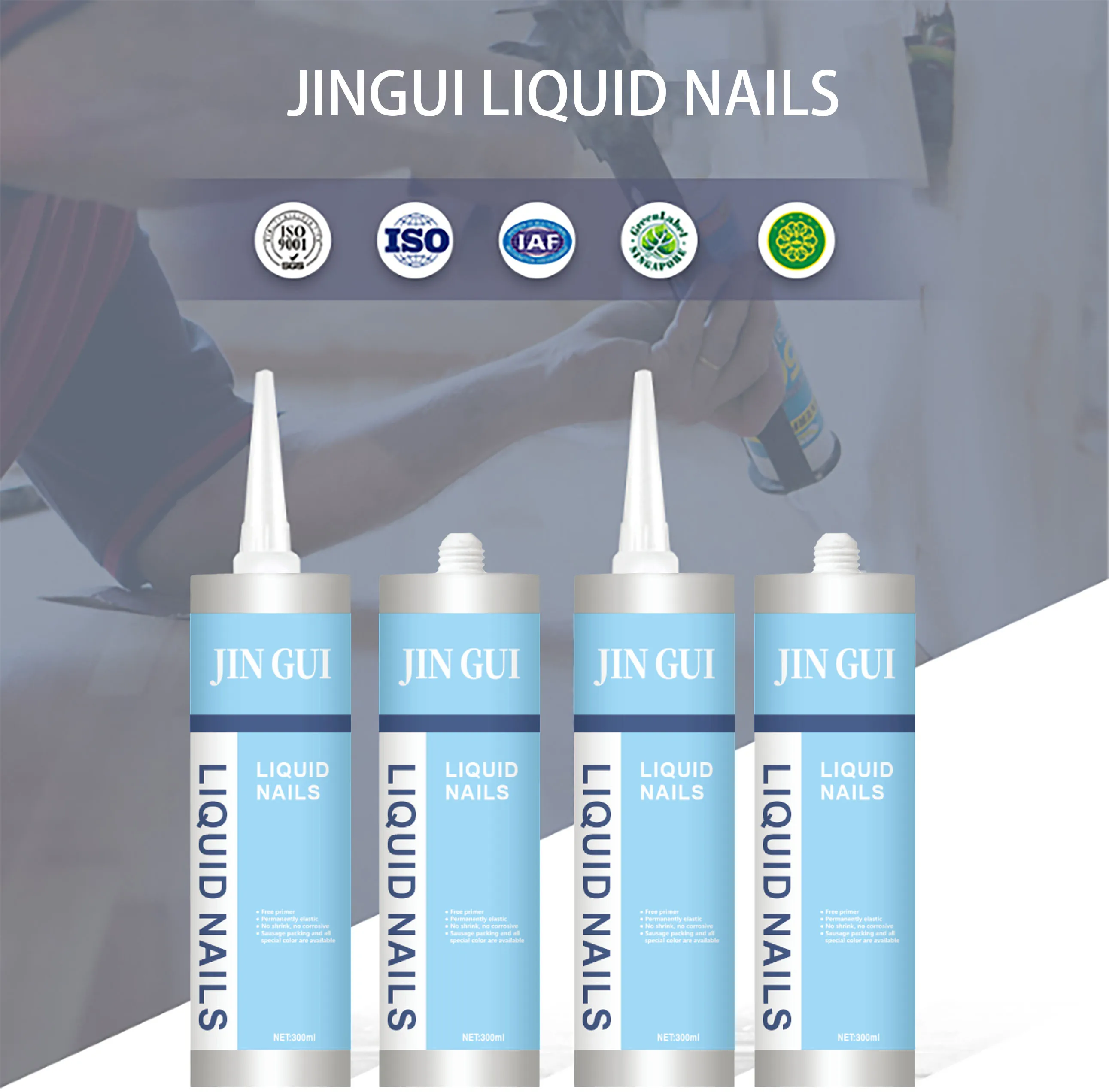 Jingui Heavy Duty Liquid Nail Sealant Silicone For Adhesive Furniture ...