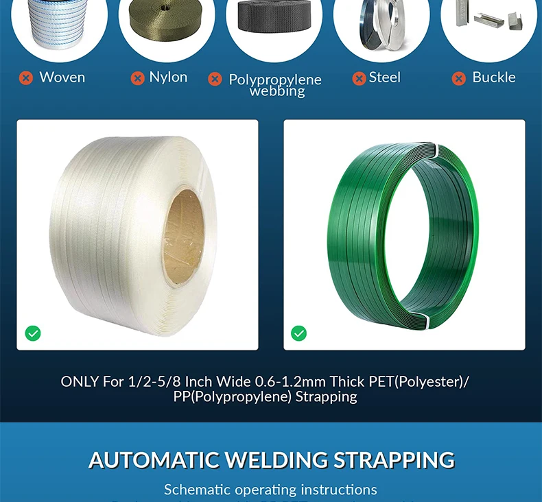 JDC13/16 Electric Welding Strapping Machine - High Productivity