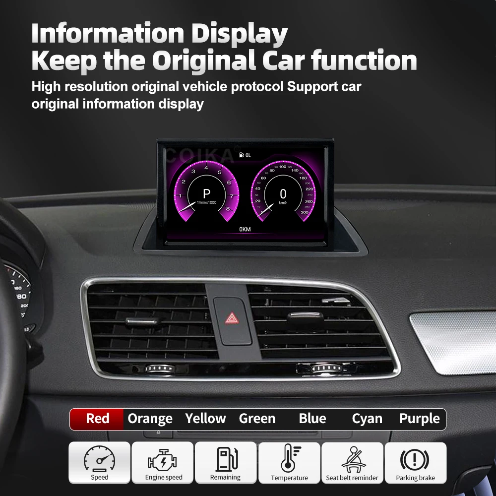 8 Inch Android Touch Screen Car Stereo for Audi Q3 2012-2018 BT WIFI ...