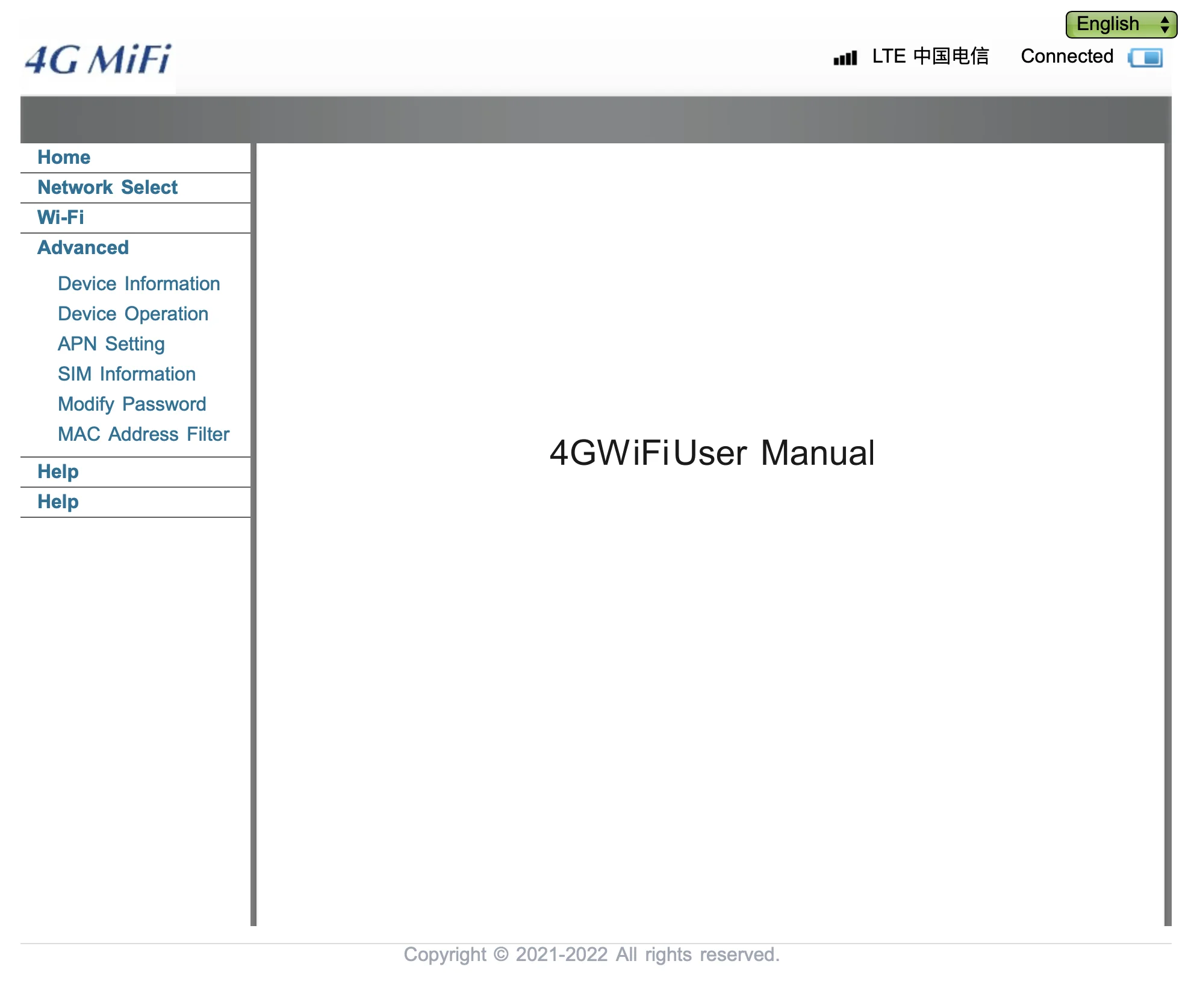 4G LTE Router - Universal Mobile Mifis 3000mah 300mbps