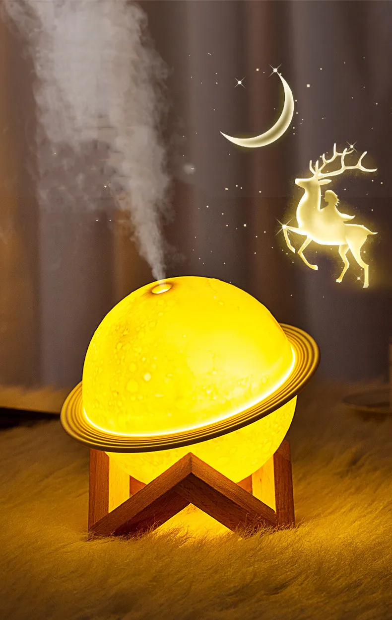 Wholesale Planet Light Humidifier Moon Led Night Light Usb Cute Pet ...