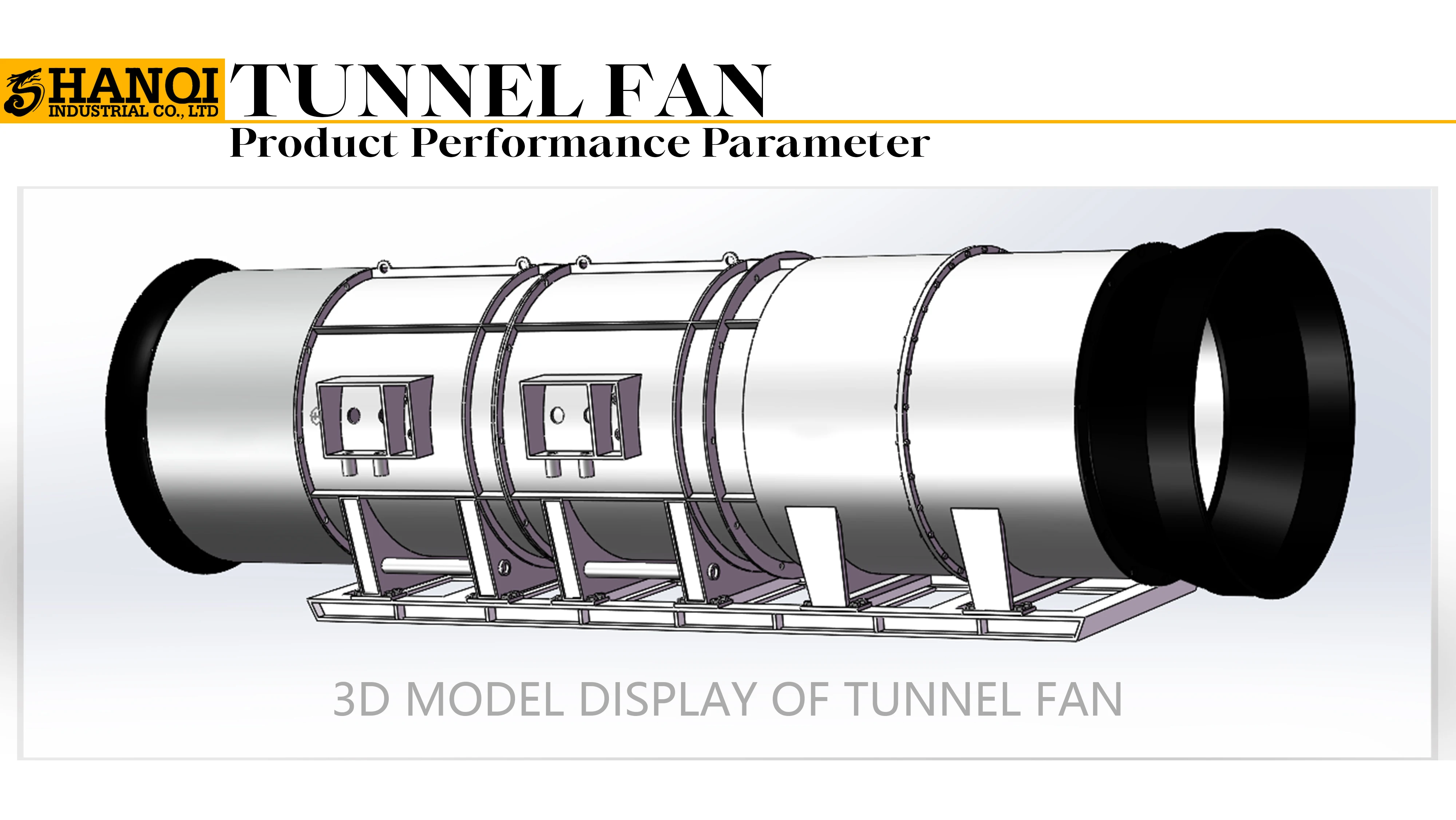 Tunnel Construction Ventilation Series Tunnel Fan Axial-Flow Subway ...