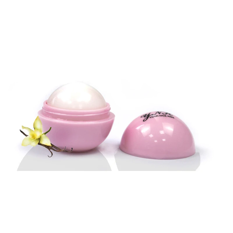 Wholesale Small Round Ball Lip Balm Lasting Fruit Lip Balm Prevents ...