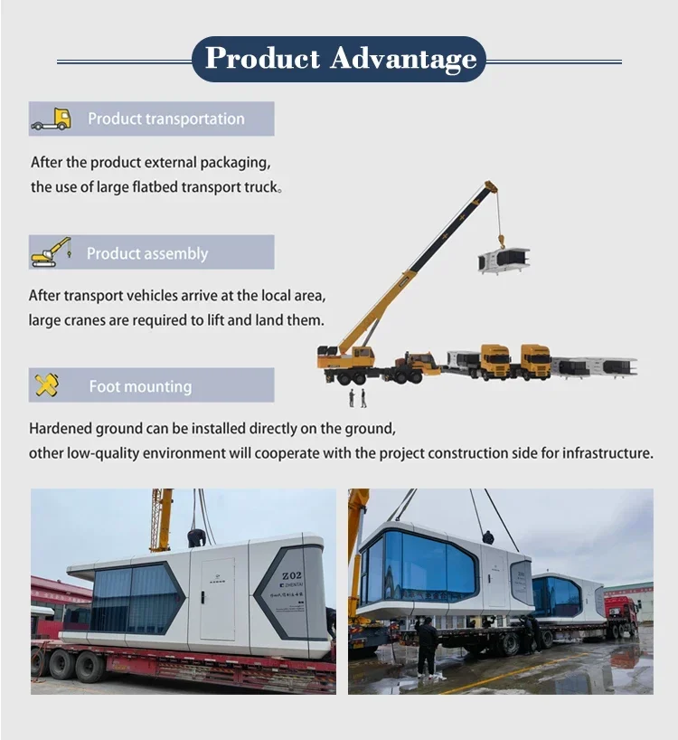 Portable Prefabricated Capsule House With Intelligent System For ...