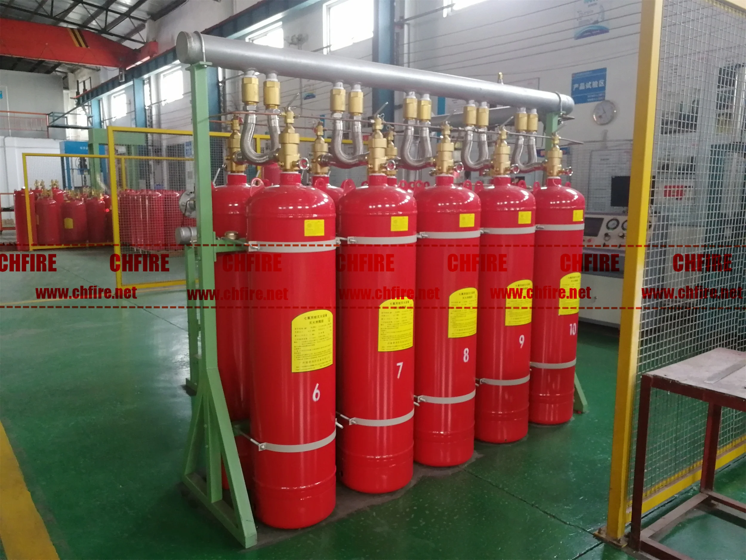 Automatic Control Hfc227ea Fire Suppression System Fm200 120l ...