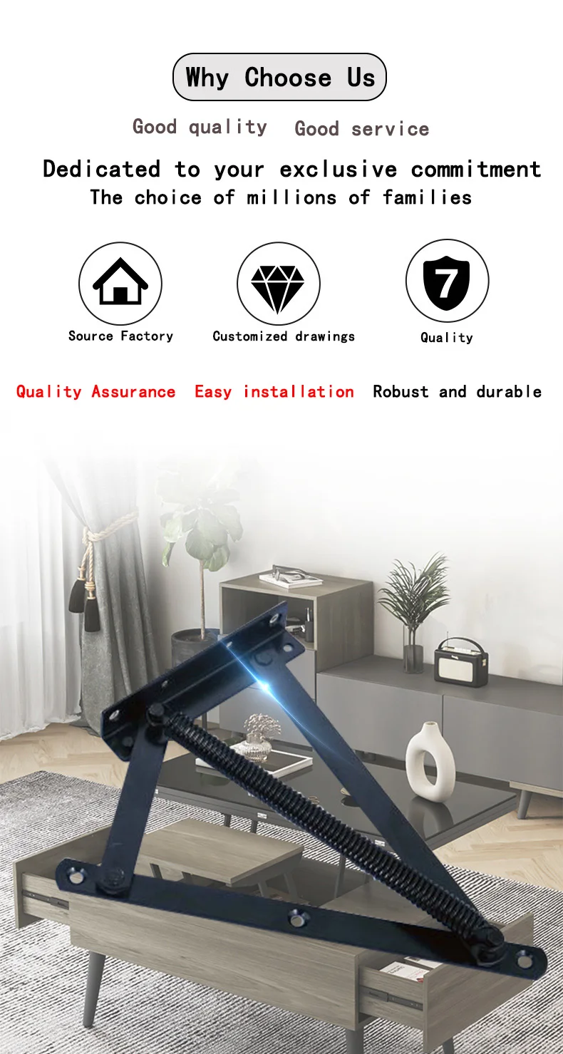 Sofa Mechanism Bed Box Hinge Sofa Folding Triangle Spring Hinge Coffee ...