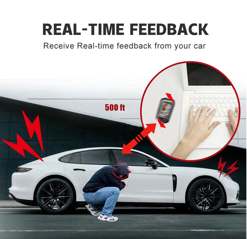 2023 Spy Universal Wireless Alarm System Car System Anti Thief Remote ...