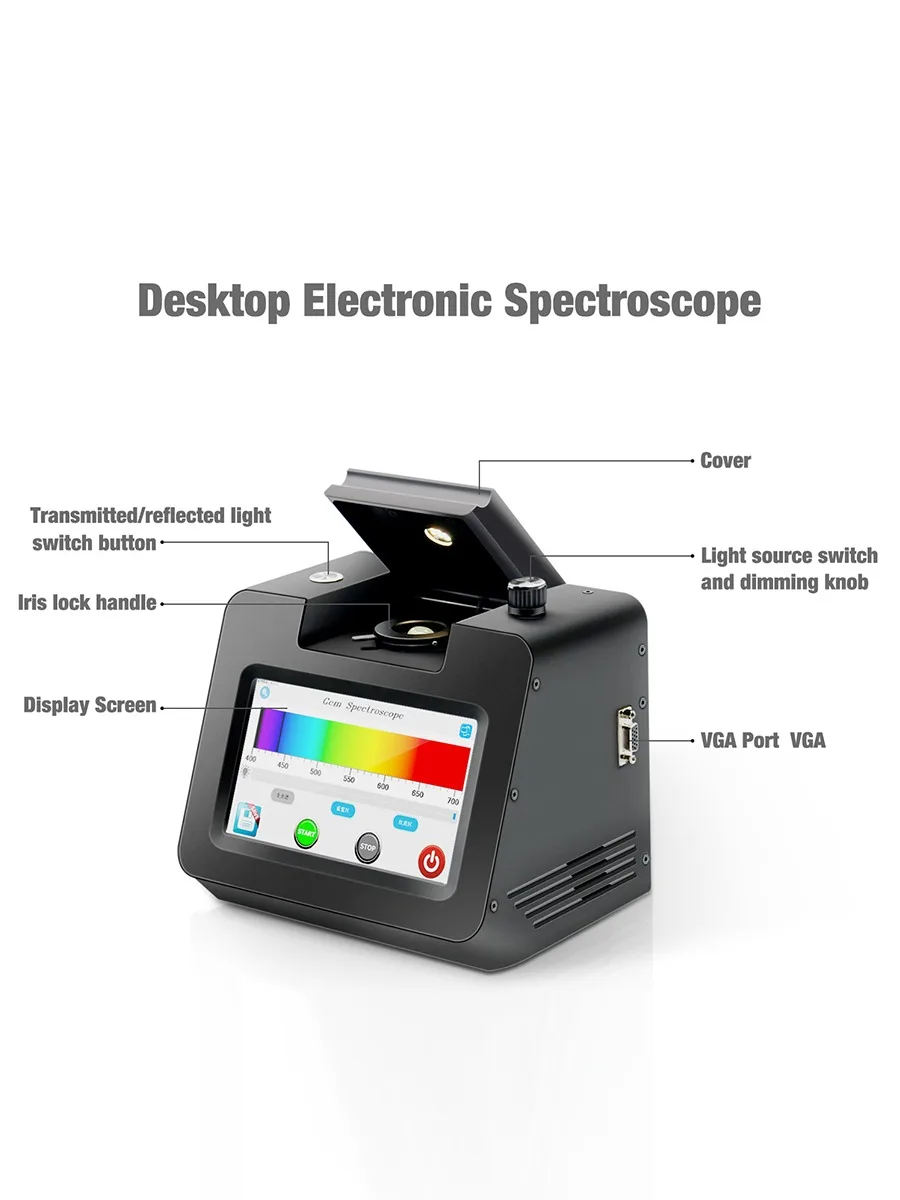 Laboratory Digital Black Desktop Electronic Observe Spectrum Tool ...