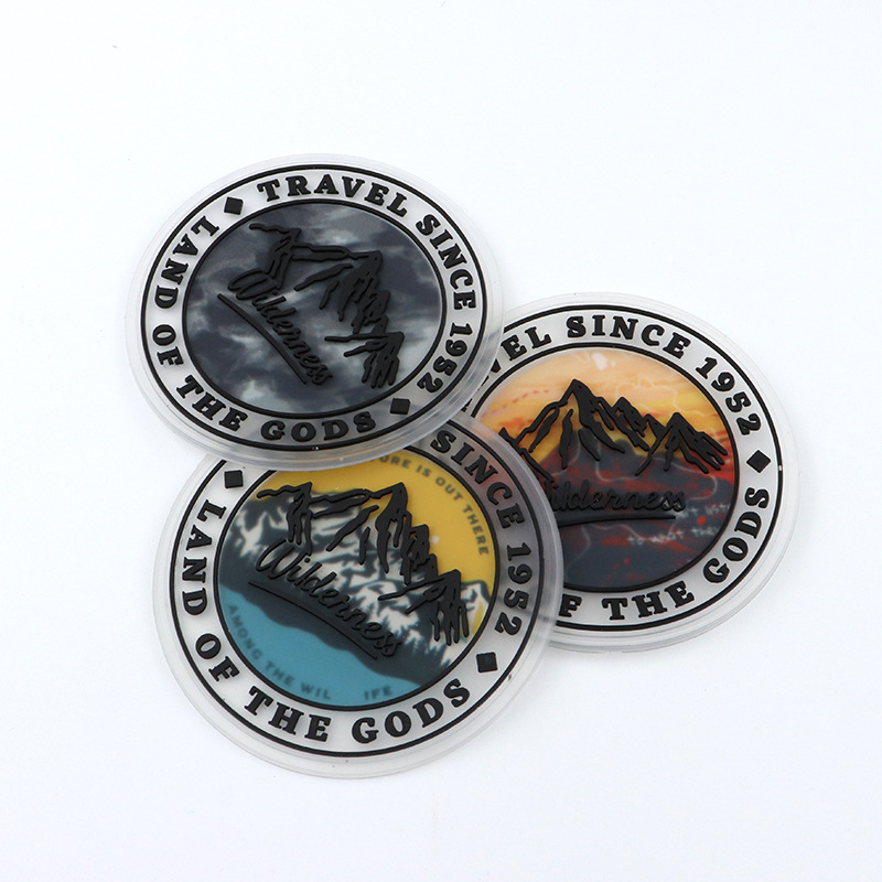 Custom Embossed 3D PVC Logo Patches - Versatile & Colorful