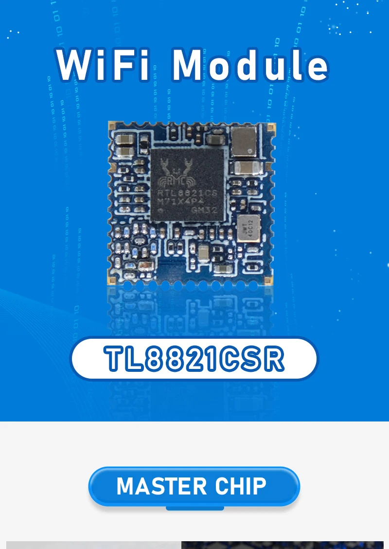 Realtek WIFI5 RTL8821CS Dual Band Wifi Module - 2.4G & 5G