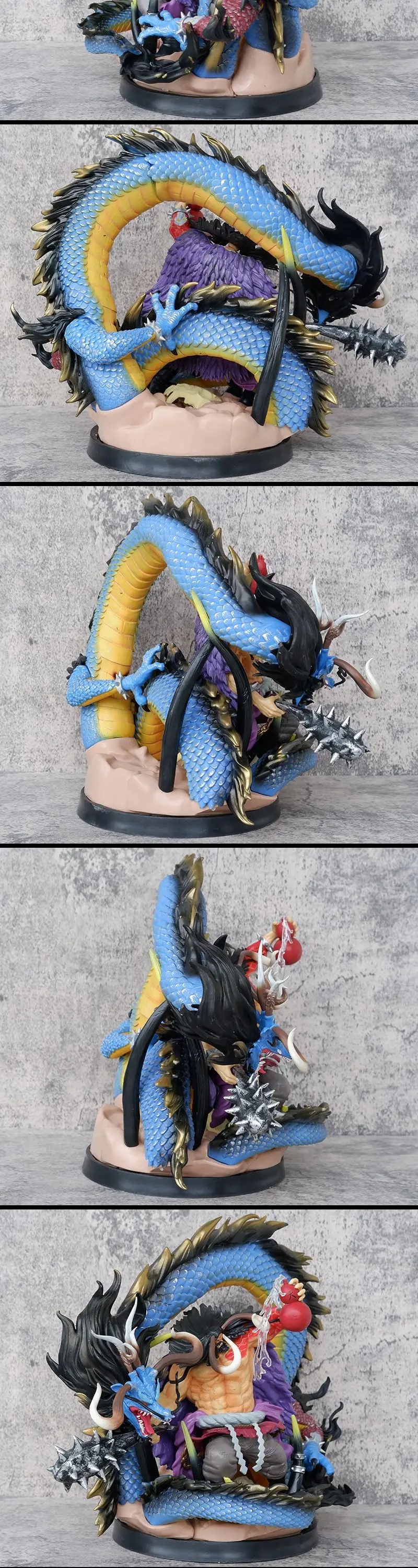 30cm Large Kaidou Scenes Of Beasts And Dragons One Piece Toys Action ...