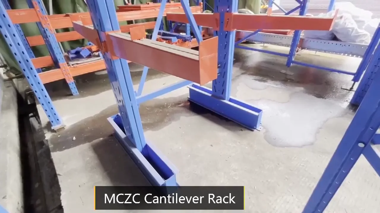 Heavy Duty Double Sided Storage Racks Cantilever Racking For Warehouse ...