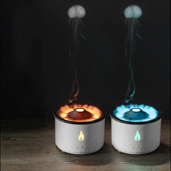 Unique Volcano 360ml Flame Aroma Diffuser Plastic Essential Oil ...