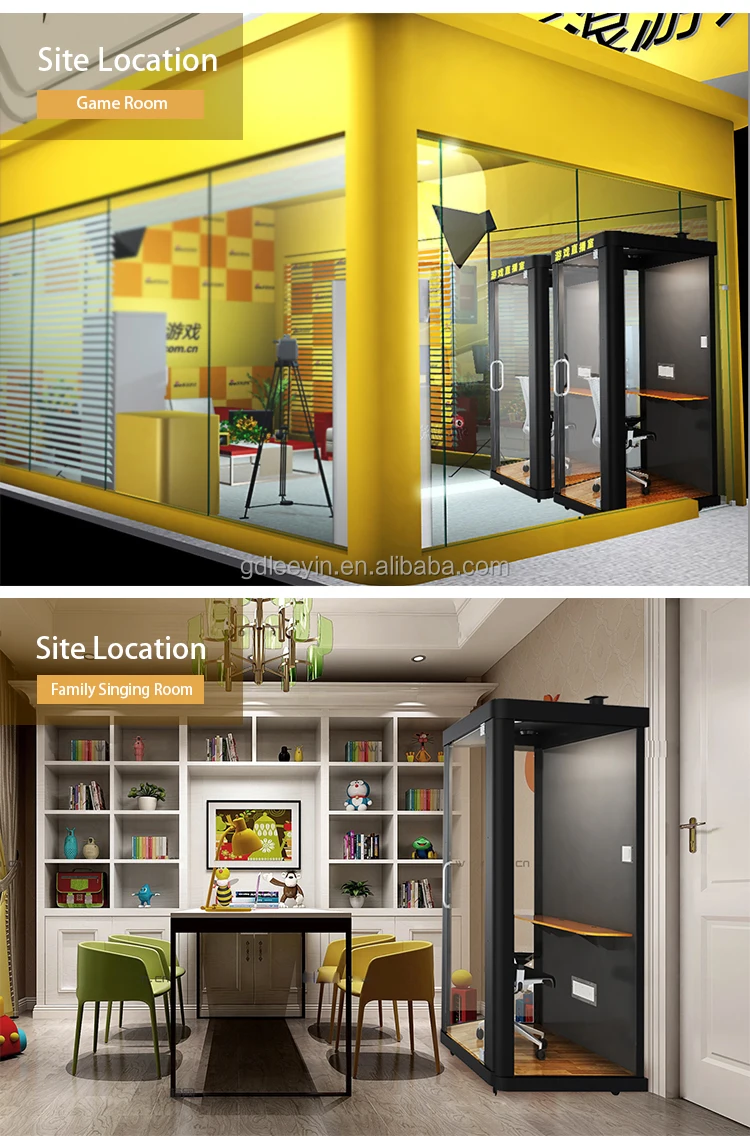 Soundproof Recording Booth - Ideal for Live Broadcasting