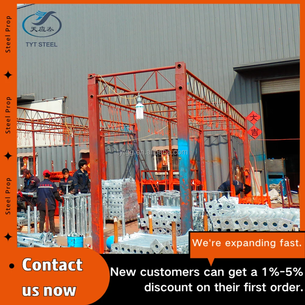 Galvanized Steel Acro Props Shuttering Jacks Steel Acrow Shoring ...
