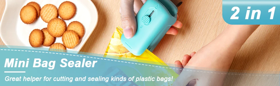 Wallepac Manual Mini Sealers Portable Sealing Machine For Plastic Bags ...