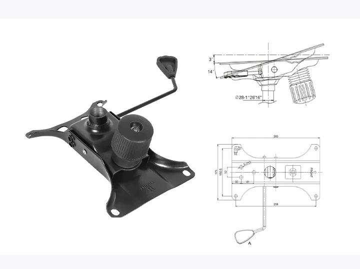 Office Chairs Spare Parts - Conventional Tilt Mechanism