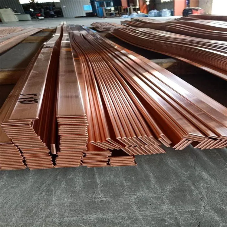 99.9% Copper Flat Bars - Pure Copper Bus Bars for Electrical