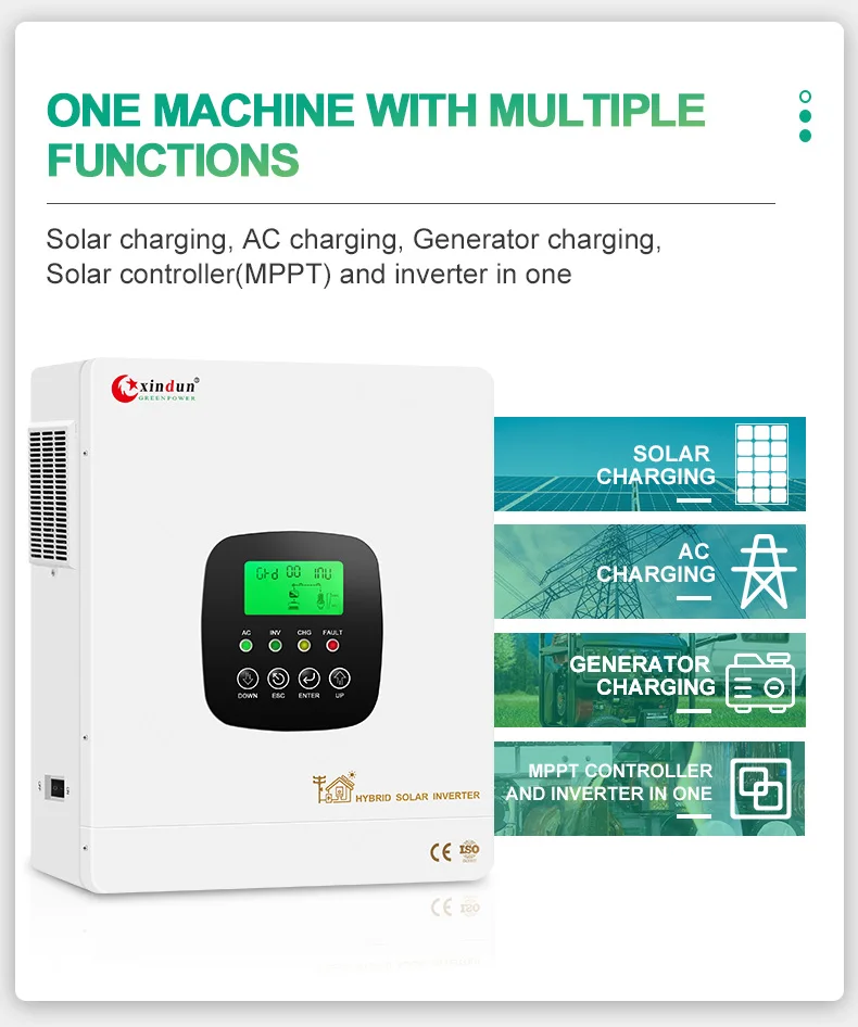 6kva 10.2kw Hybrid Solar Power Inverter - Reliable & Efficient