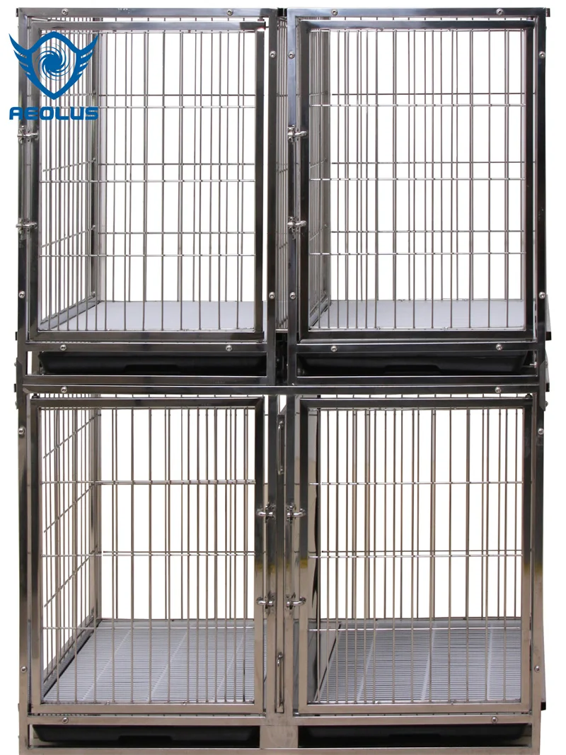 Ka-503ss Stainless Steel Large Dog Kennels Dog Crates Heavy Duty Pet ...