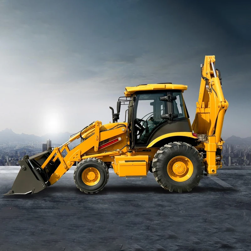Backhoe Wheel Loader 2.5 Ton - High Load Moment & Hydraulic
