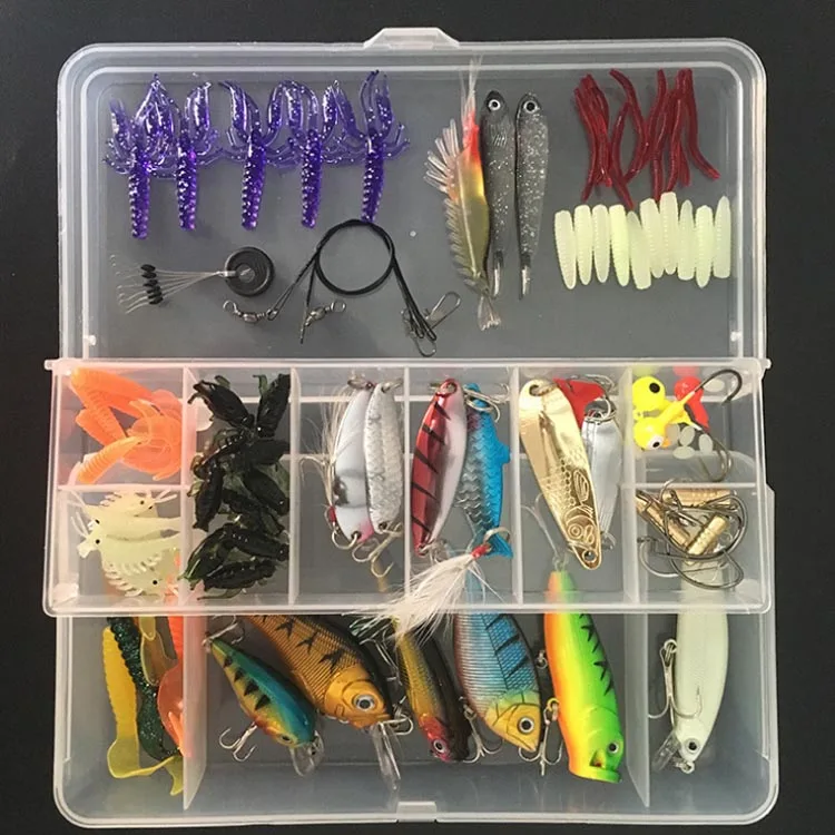 Bubble Fishing Best Price 100pcs Soft Lure Hard Lures Spoon Lure Set ...